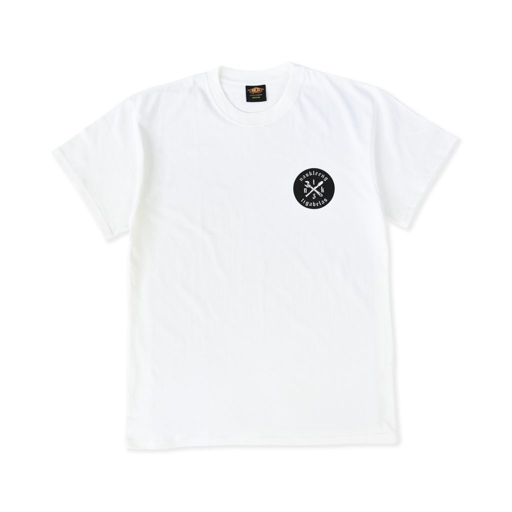 T-Shirt NK Logo Pin White - Naskleeng 13